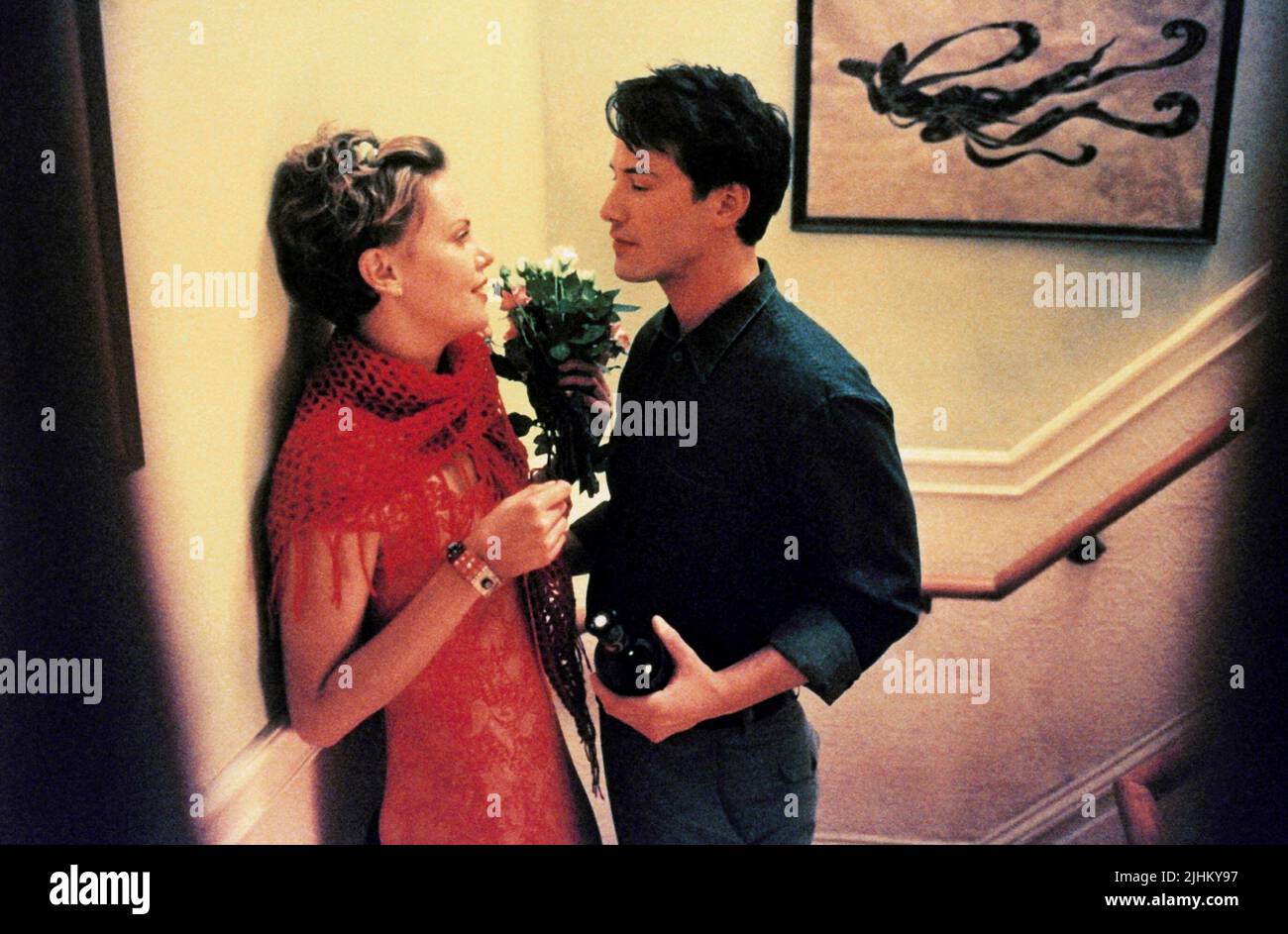 CHARLIZE THERON, KEANU REEVES, SWEET NOVEMBER, 2001 Stock Photo - Alamy