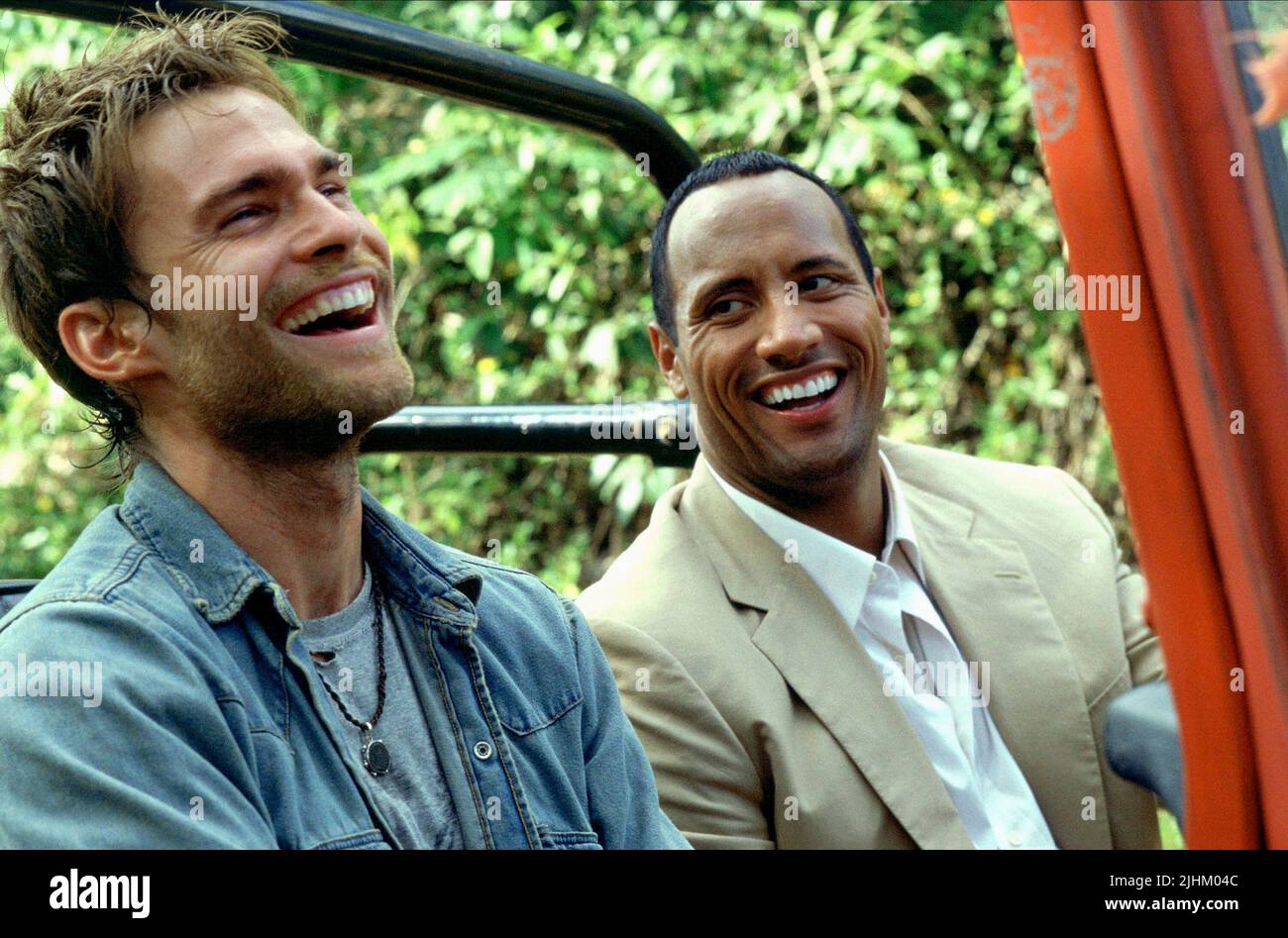 SEANN WILLIAM SCOTT, DWAYNE 'THE ROCK' JOHNSON, WELCOME TO THE JUNGLE ...