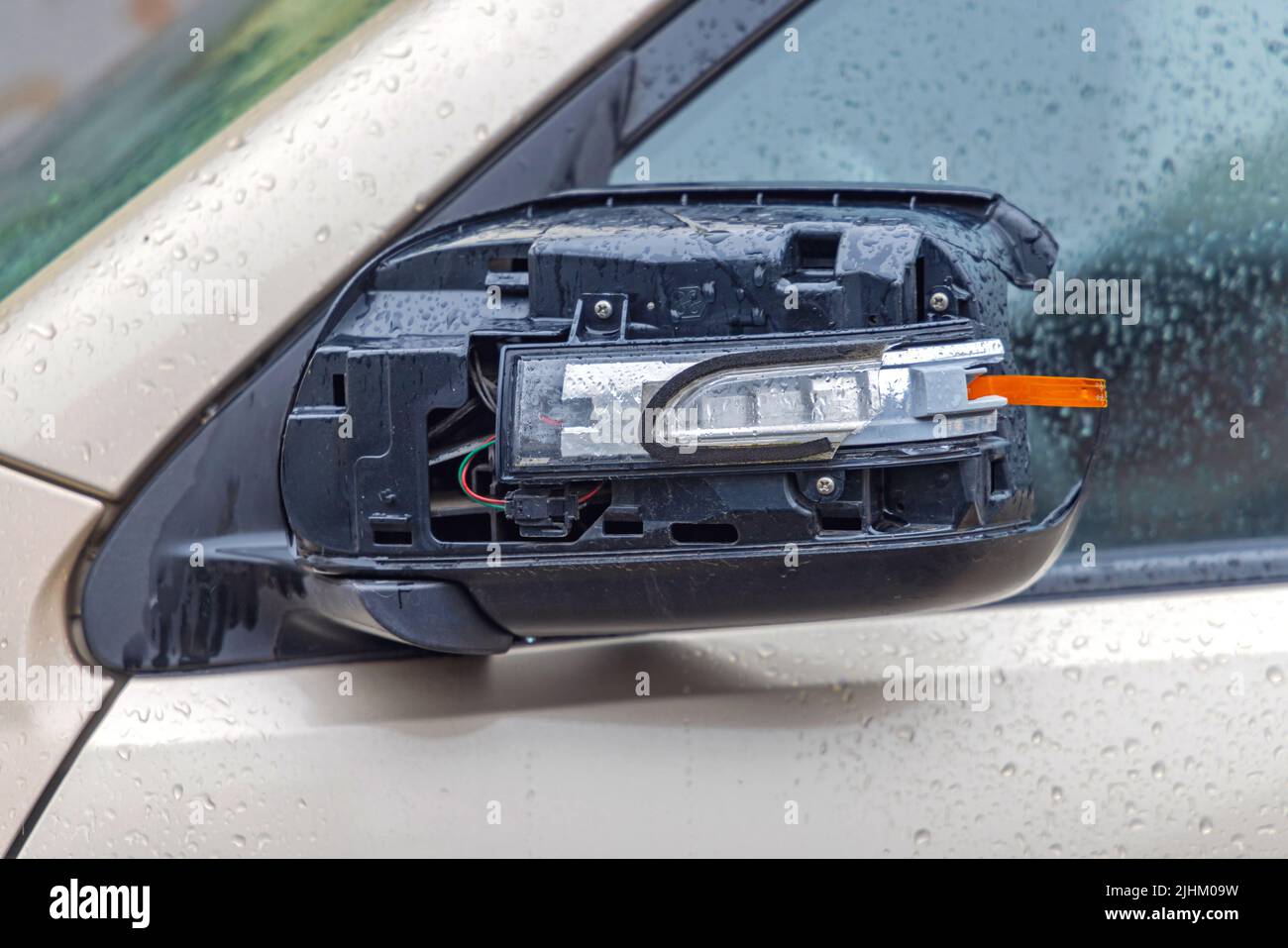 Side mirror damage hi-res stock photography and images - Alamy