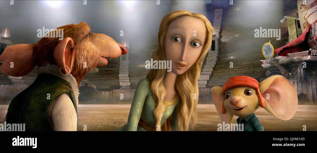 ROSCURO, PRINCESS PEA, DESPEREAUX, THE TALE OF DESPEREAUX, 2008 Stock Photo - Alamy
