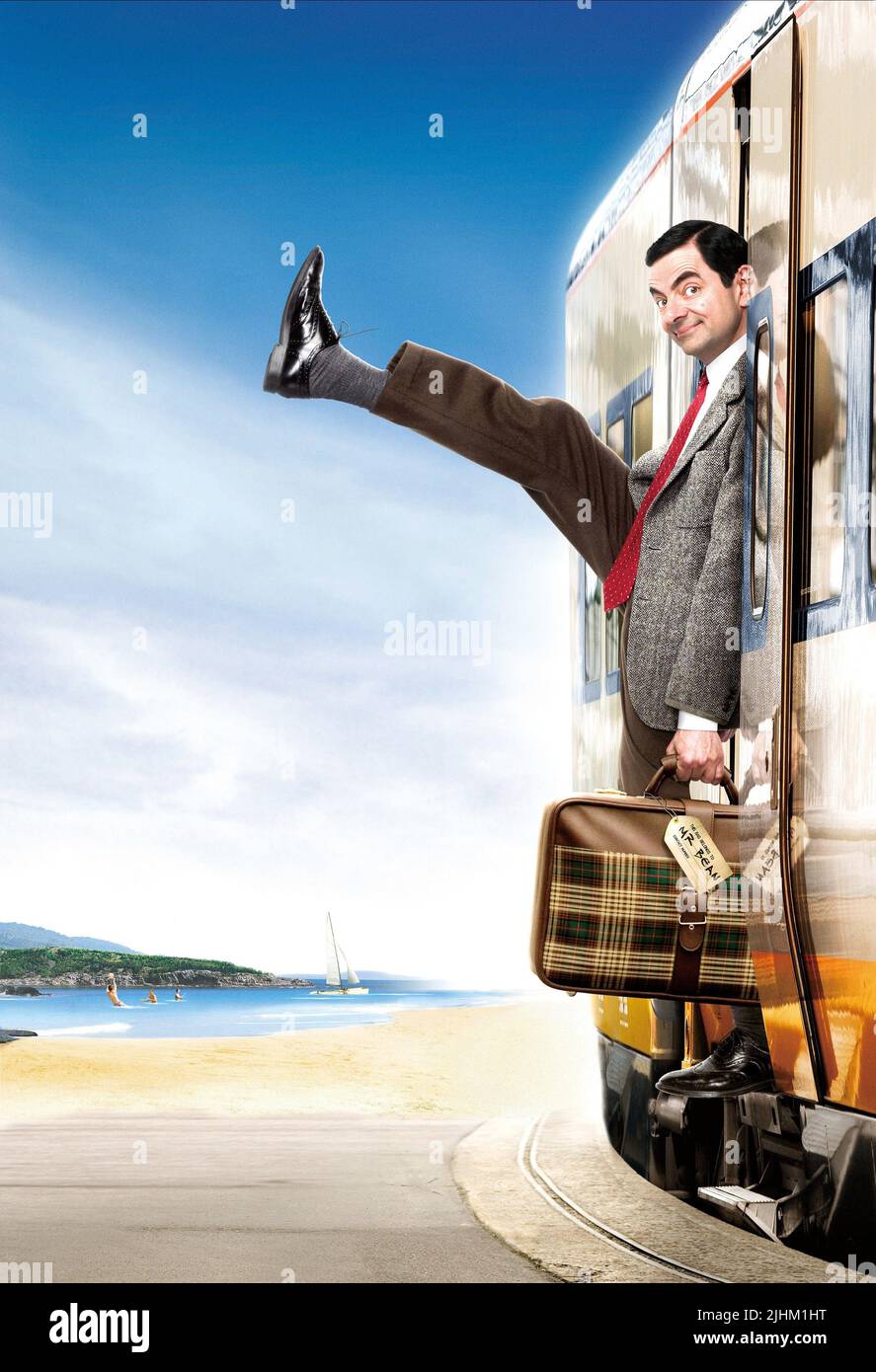 ROWAN ATKINSON POSTER, MR. BEAN'S HOLIDAY, 2007 Stock Photo - Alamy