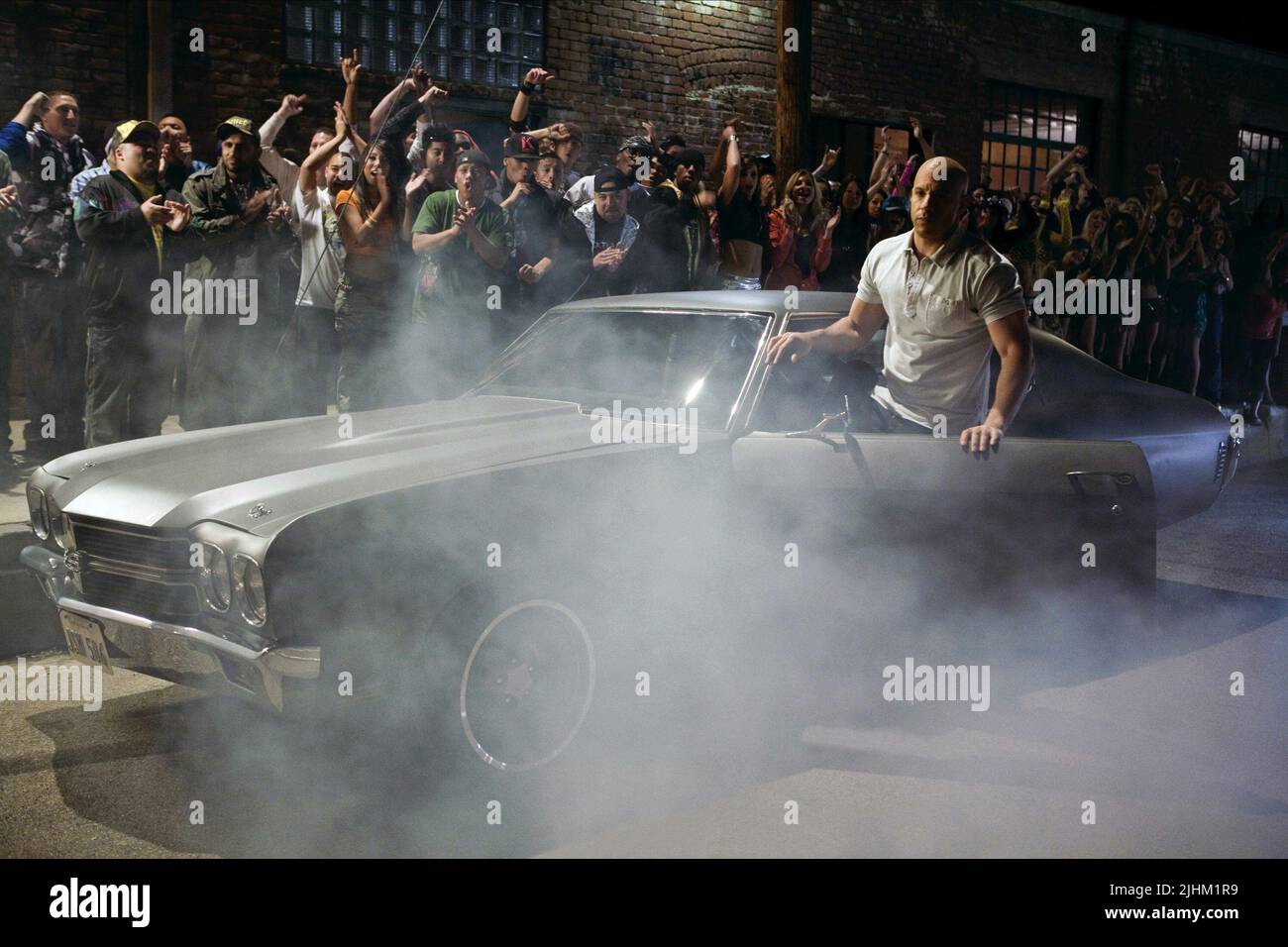 Vin Diesel With His Car