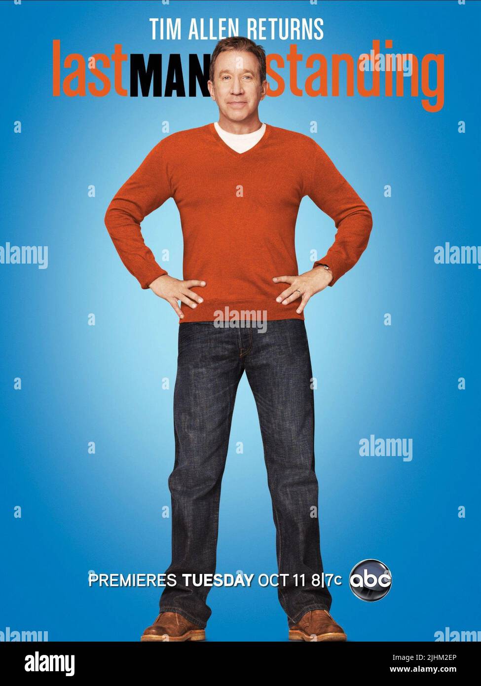 TIM ALLEN POSTER, LAST MAN STANDING, 2011 Stock Photo - Alamy