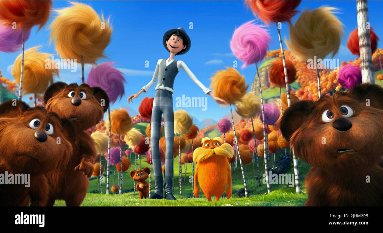 BAR-BA-LOOTS, THE LORAX, THE ONCE-LER, THE LORAX, 2012 Stock Photo - Alamy