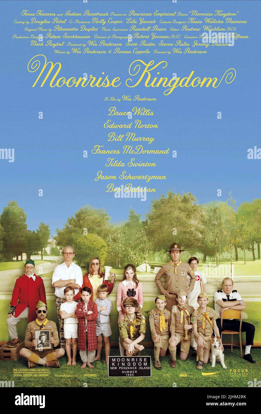 Moonrise kingdom movie poster hi-res stock photography and images - Alamy