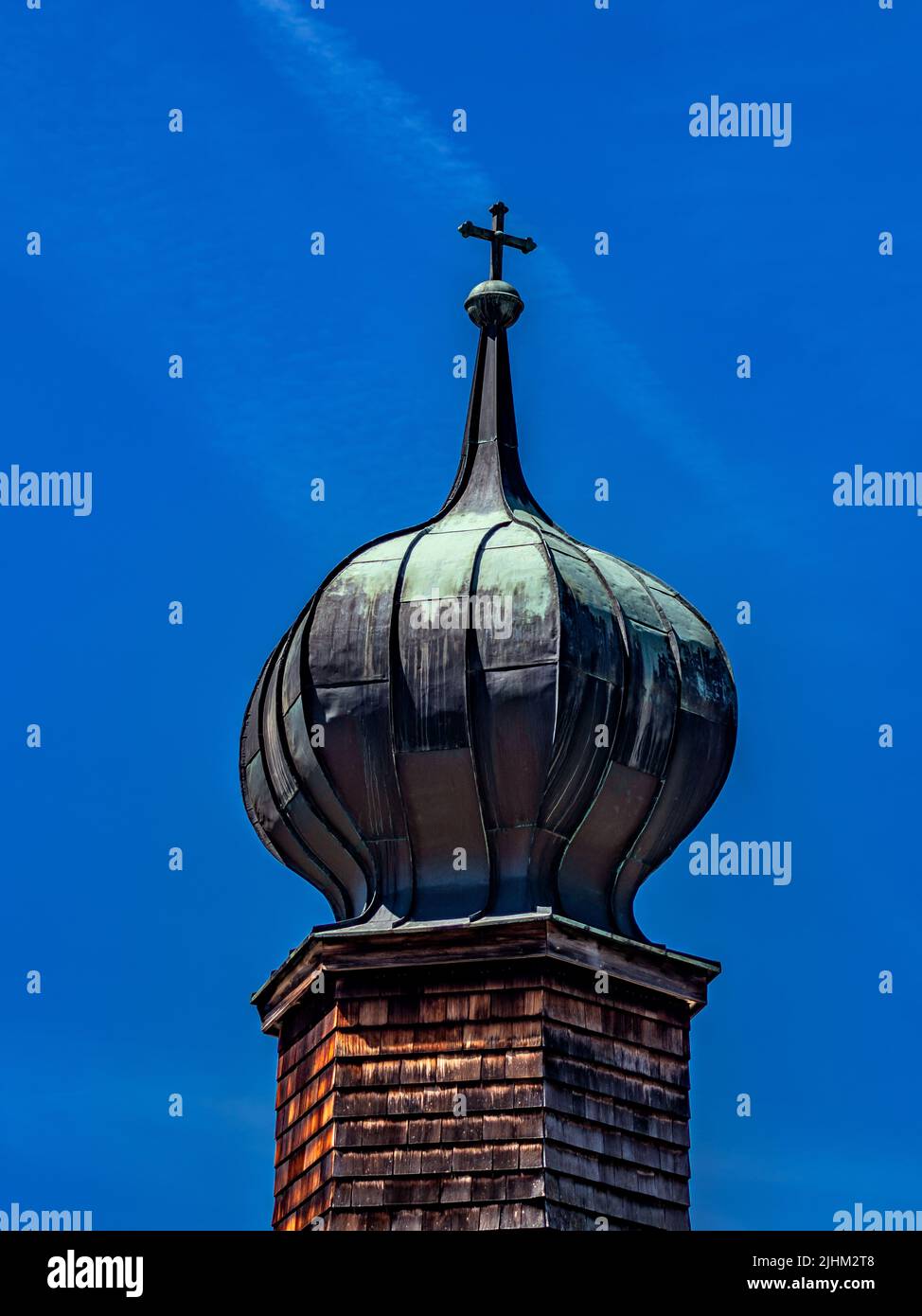BAVARIA : Chapel tower Stock Photo - Alamy