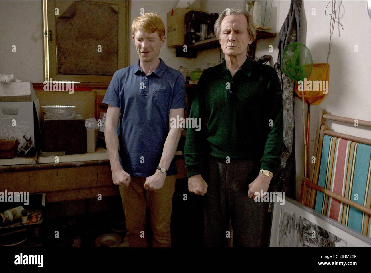 DOMHNALL GLEESON, BILL NIGHY, ABOUT TIME, 2013 Stock Photo - Alamy