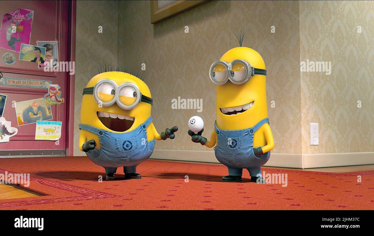 MINIONS, DESPICABLE ME 2, 2013 Stock Photo - Alamy