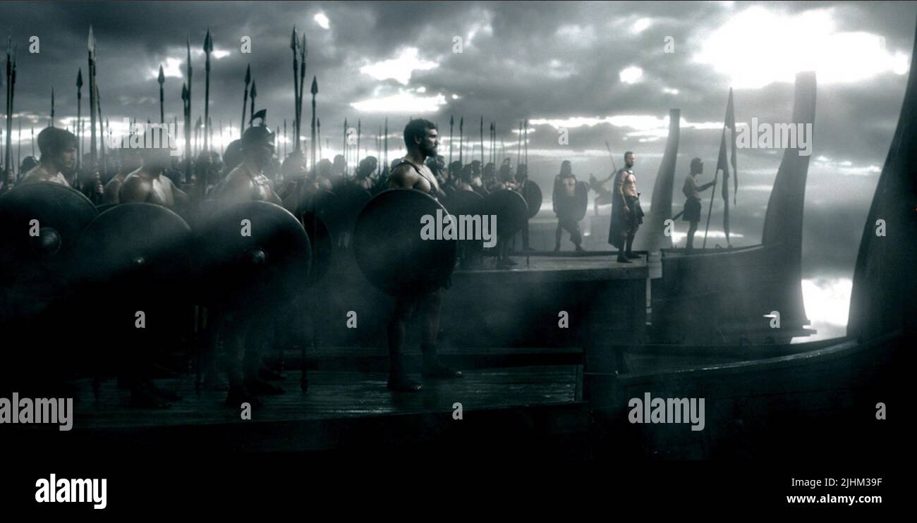 SCENE WITH SOLDIERS, 300: RISE OF AN EMPIRE, 2014 Stock Photo - Alamy