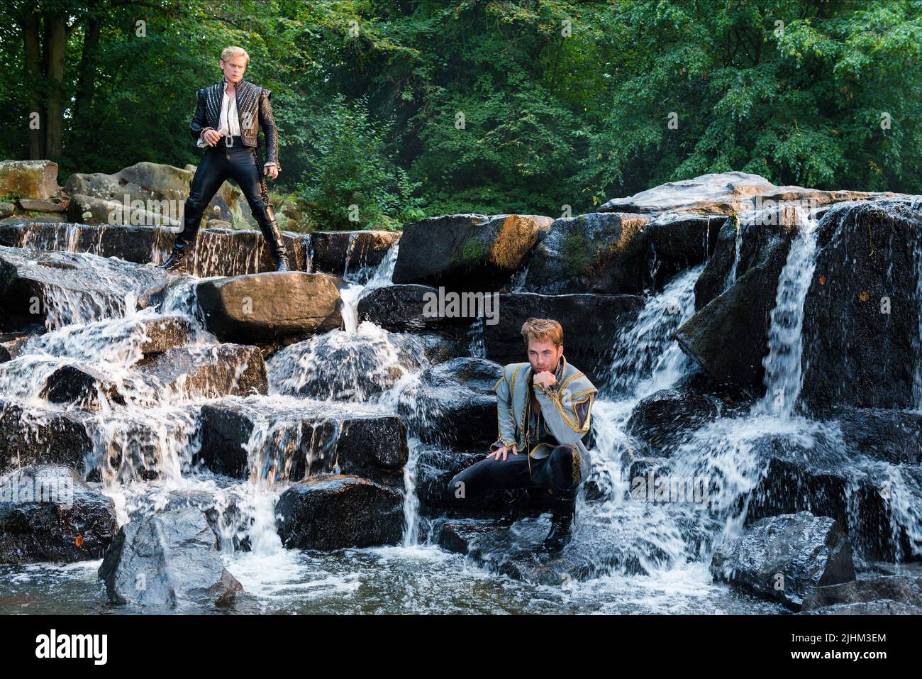 BILLY MAGNUSSEN, CHRIS PINE, INTO THE WOODS, 2014 Stock Photo - Alamy