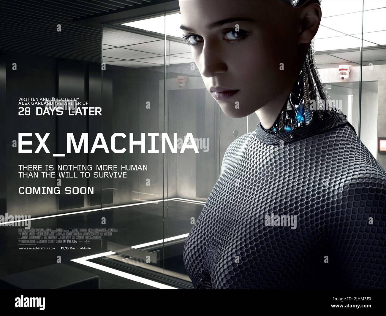 ALICIA VIKANDER POSTER, EX MACHINA, 2014 Stock Photo - Alamy