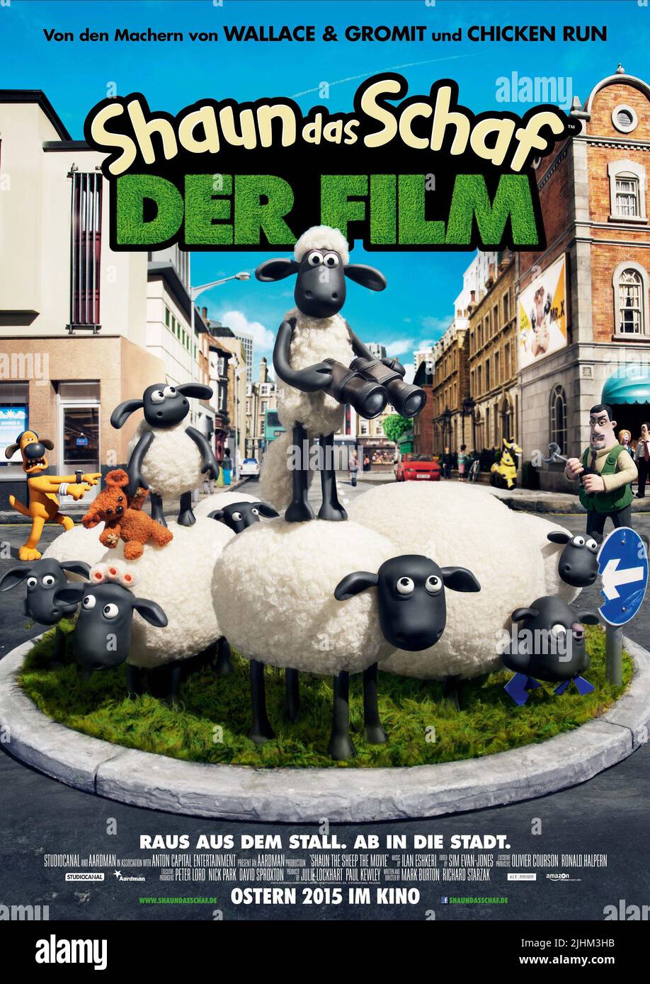 TIMMY, SHAUN POSTER, SHAUN THE SHEEP MOVIE, 2015 Stock Photo - Alamy