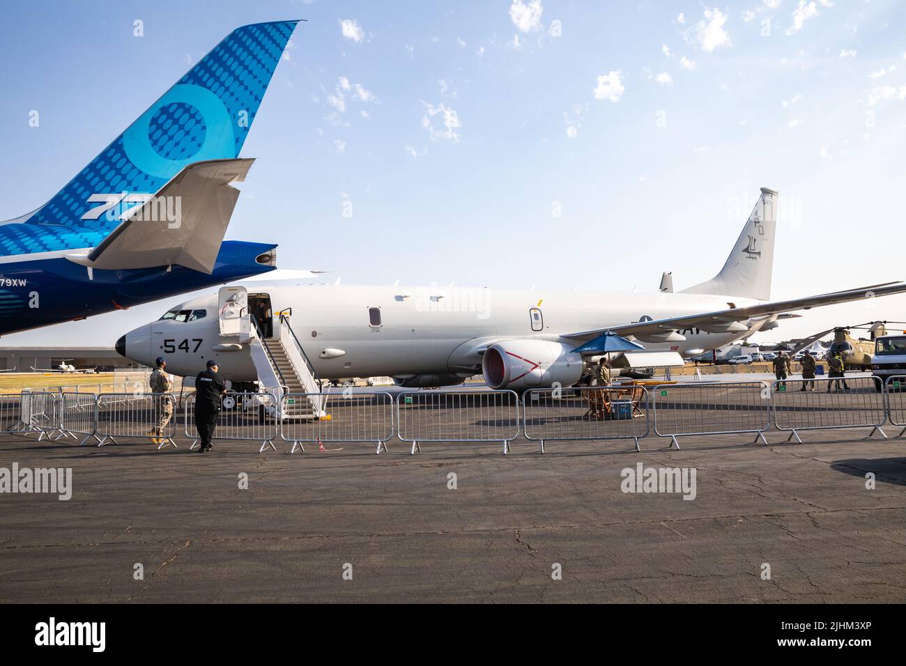 US 547 on display at Farnborough International Airshow Stock Photo - Alamy
