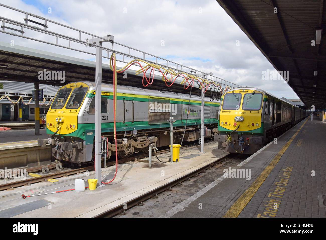 Irish Railways main line express passenger locomotives at Dublin ...