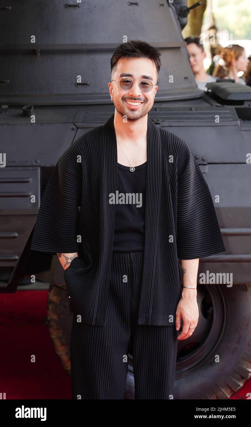 Tim Dessaint arriving at the special screening of The Gray Man at BFI ...