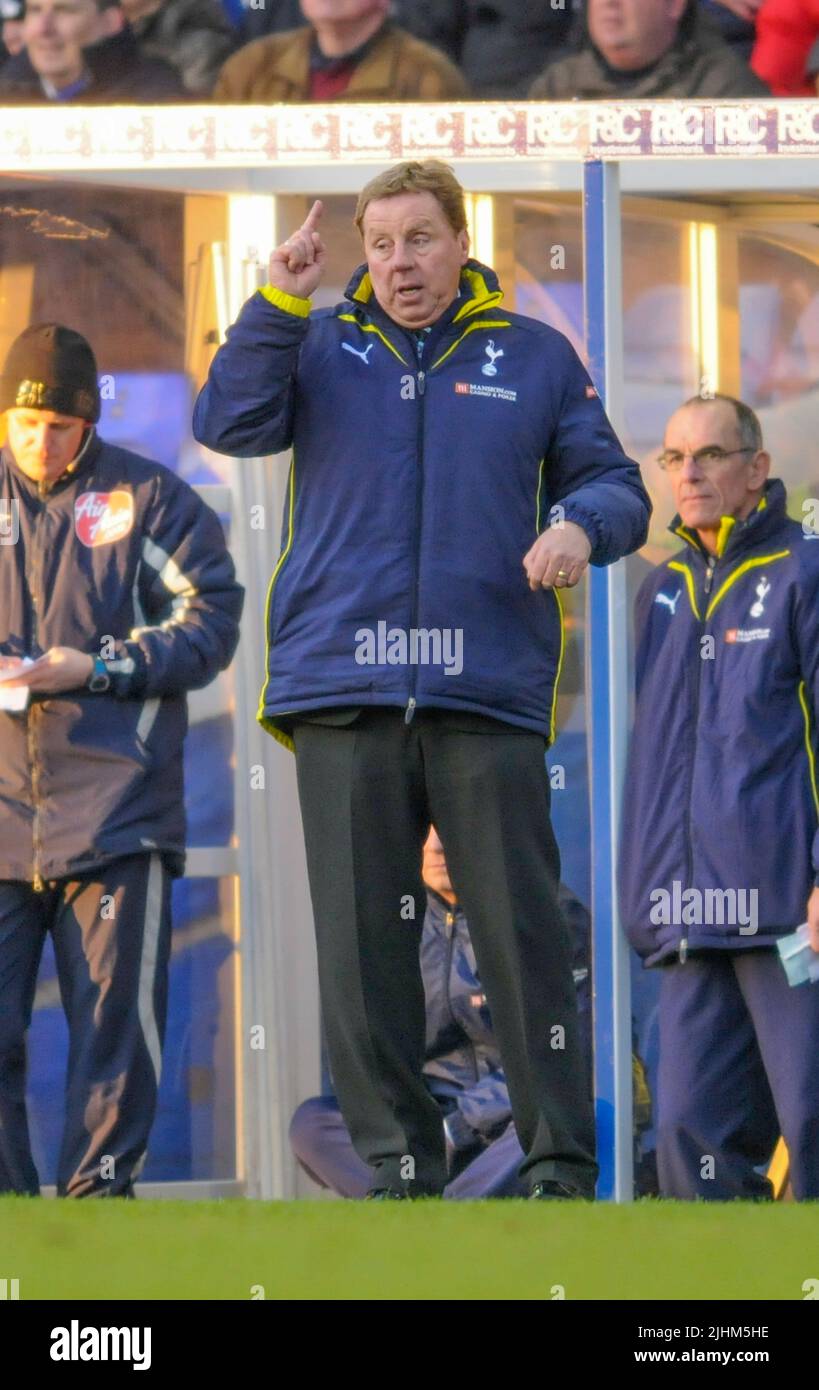Tottenham Hotspur Manager Harry Redknapp Stock Photo - Alamy