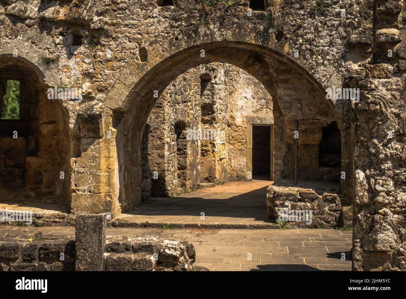 Inside Castle Ruins
