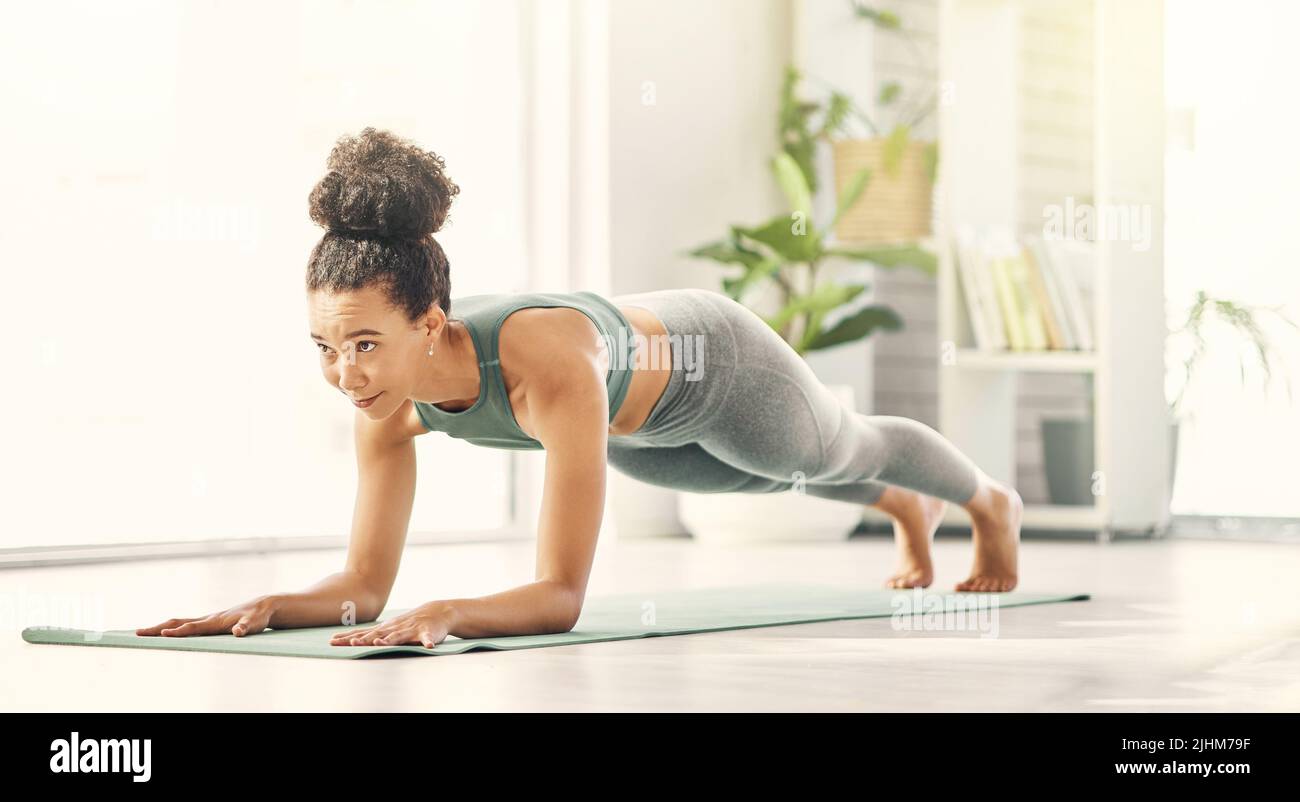 Im always pushing myself so I can reach my goals. a young woman in ...