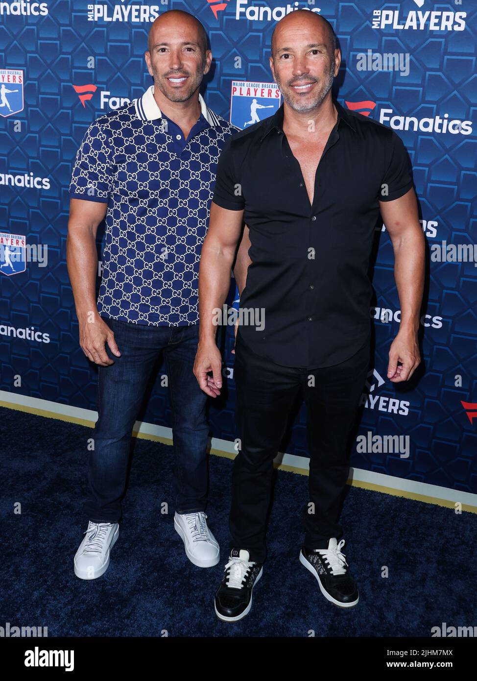 LOS ANGELES, CALIFORNIA, USA - JULY 18: Brett Oppenheim and brother ...