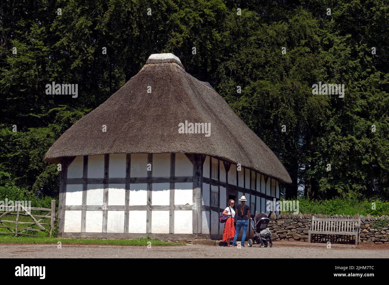 Abernodwydd Farmhouse, 1678, St Fagans Museum, Cardiff. Summer 2022 ...