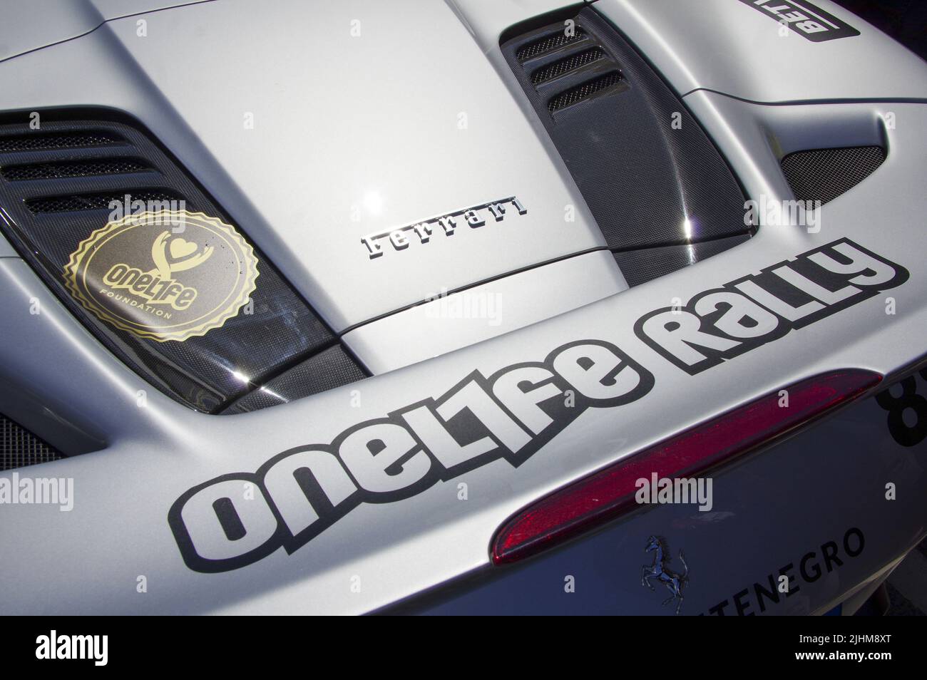 European sport car show event Onelife Rally Stock Photo - Alamy