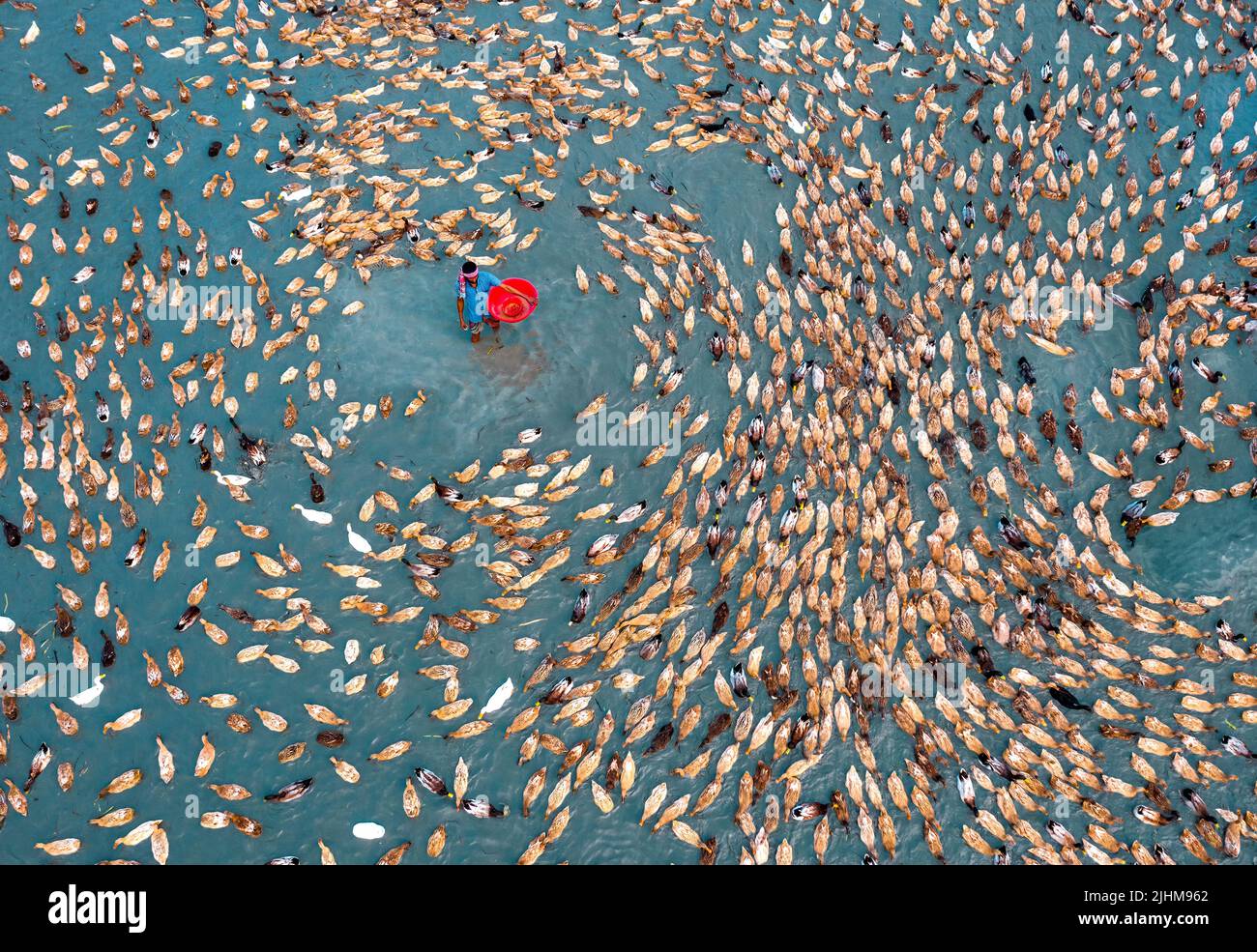 Aerial view circular agriculture farm hi-res stock photography and ...