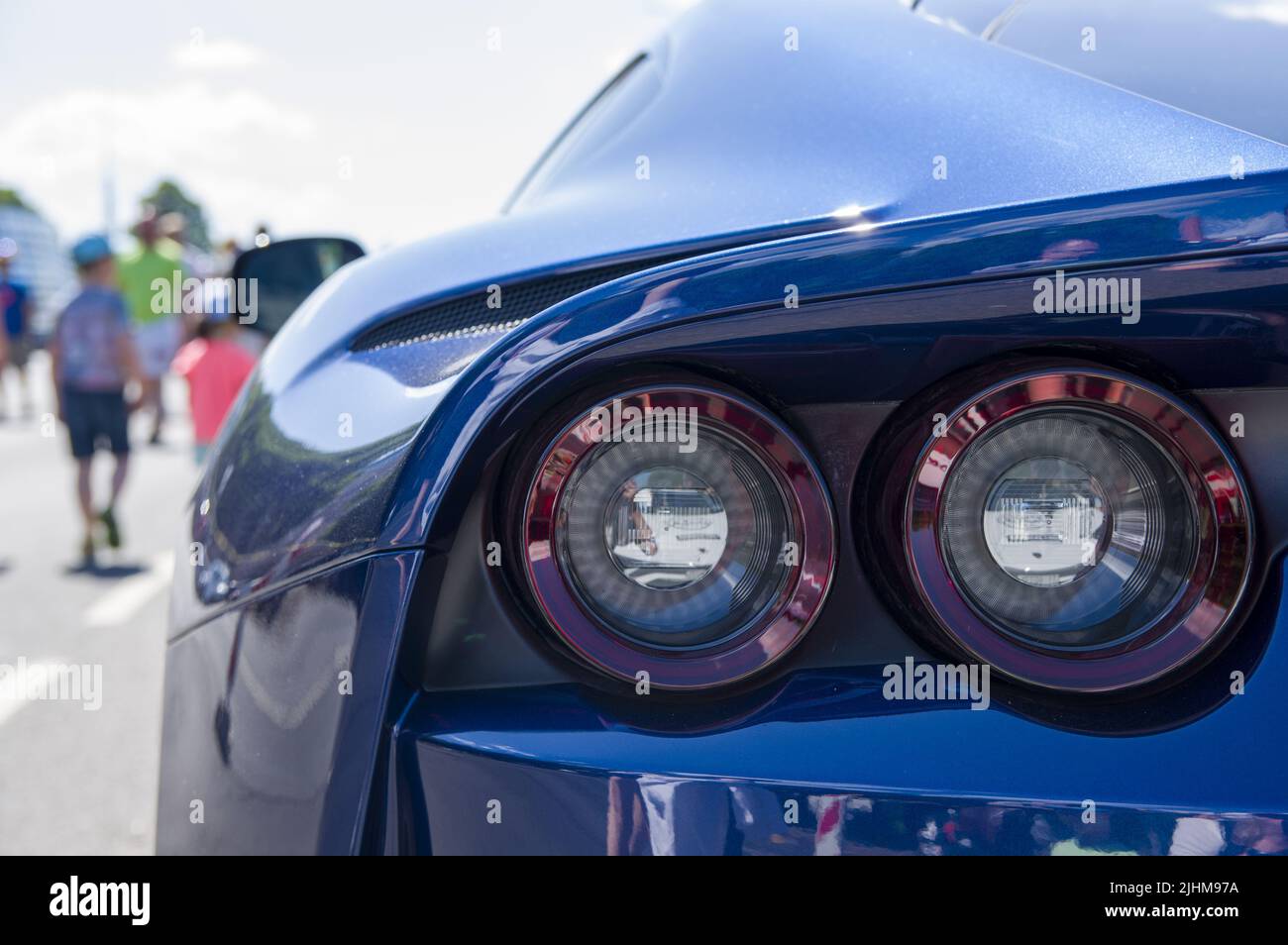 European sport car show event Onelife Rally Stock Photo - Alamy