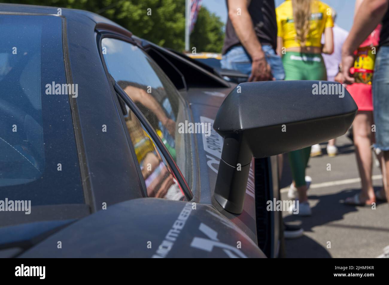 European sport car show event Onelife Rally Stock Photo - Alamy
