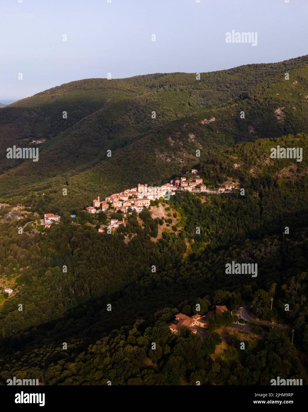 Town poggio island elba italy hi-res stock photography and images - Alamy