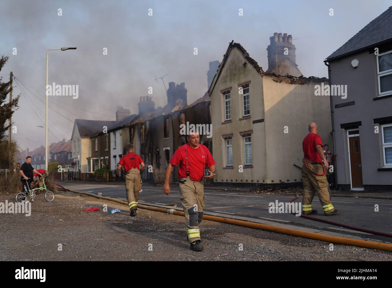 Wennington fire hi-res stock photography and images - Alamy