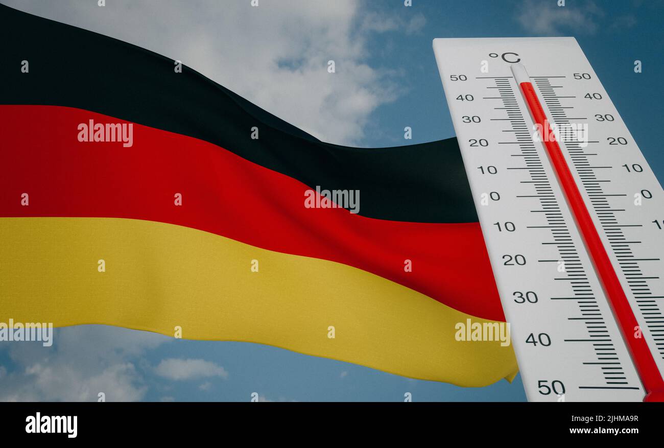 Heat wave in Germany Stock Photo - Alamy
