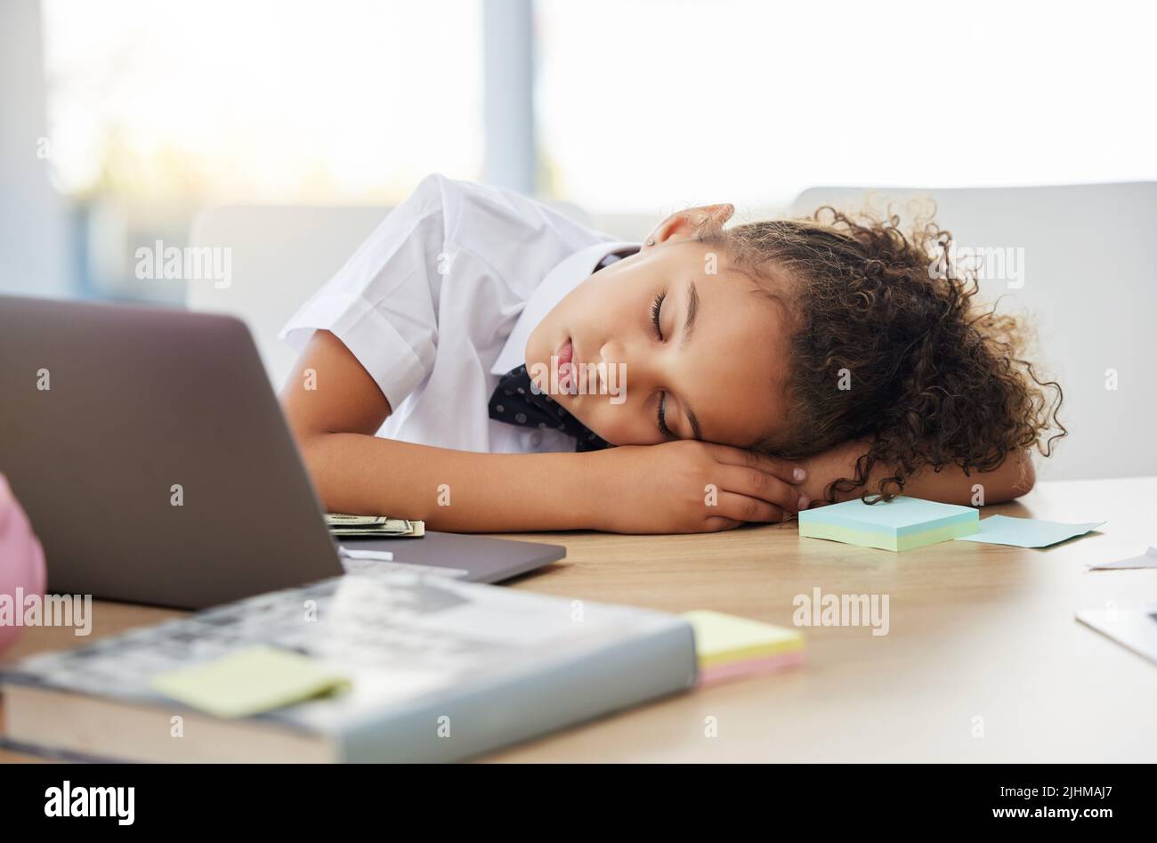Every boss kid needs their nap. an adorable little girl dressed as a ...