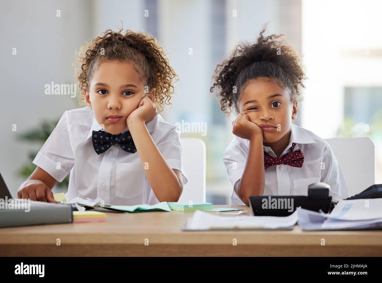 Were bored, can we go home. two adorable little girls dressed as ...