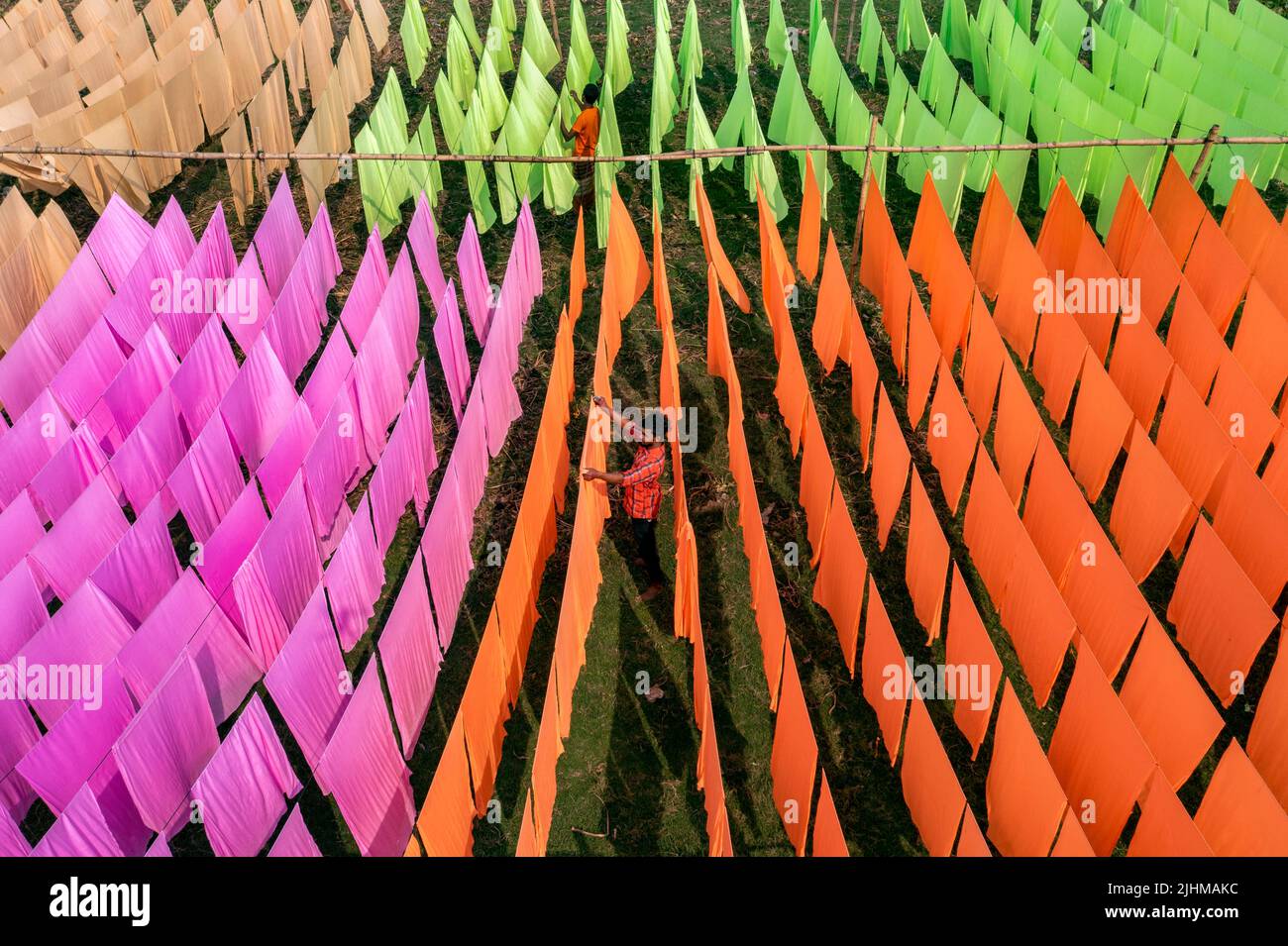 Bangladesh garments dyeing hi-res stock photography and images - Alamy