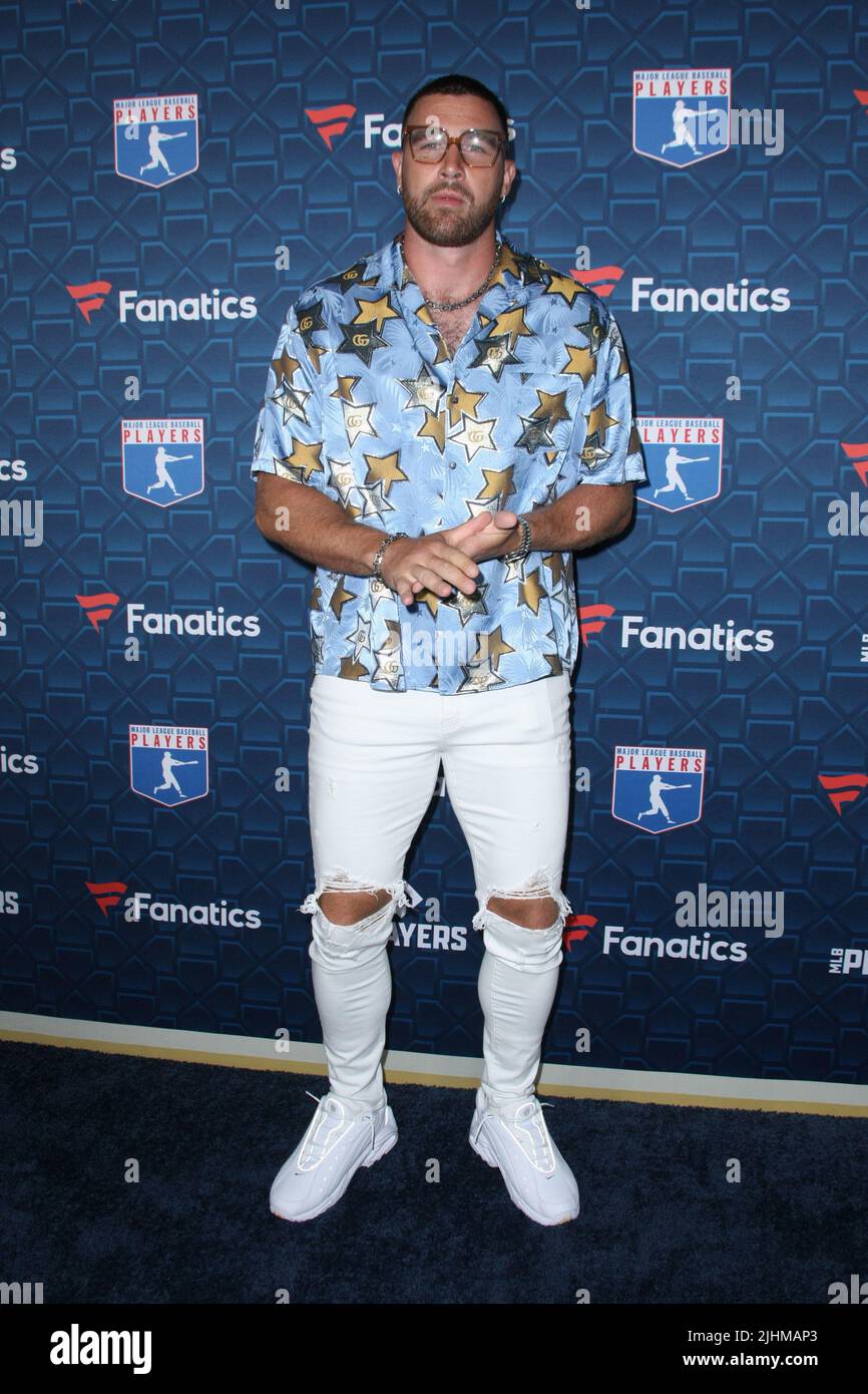 Travis Kelce attends the “Players Party” co-hosted by Michael Rubin ...