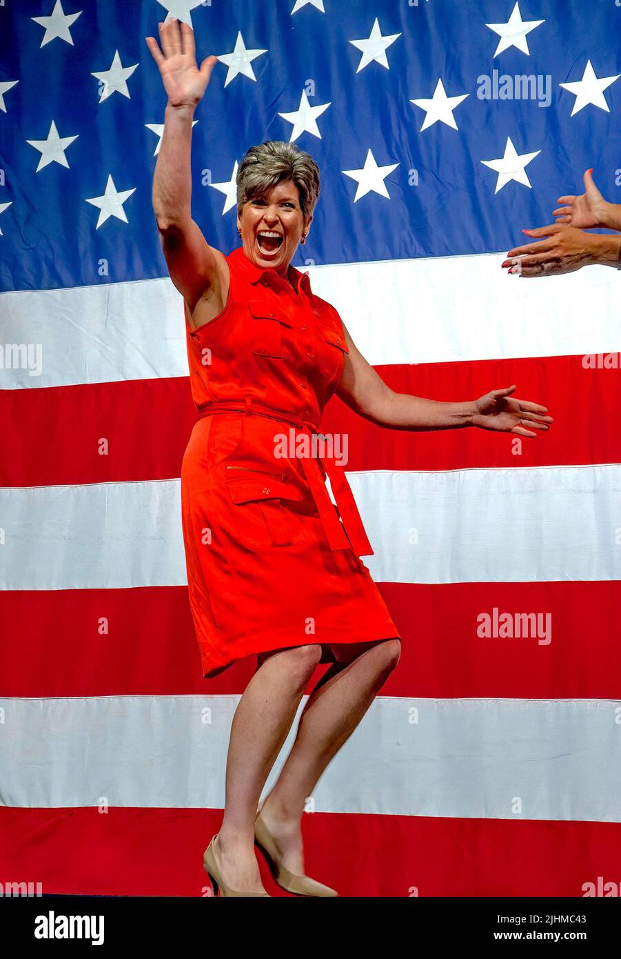 COUNCIL BLUFFS, IOWA - AUGUST 8, 2016 United States Senator Joni Ernst ...