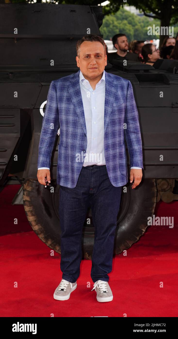 Joe Russo arriving at the special screening of The Gray Man at BFI ...