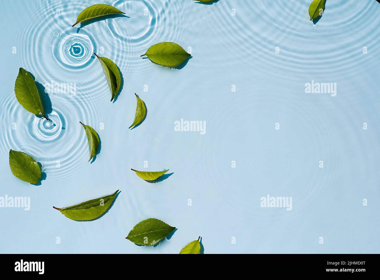 Circle ripples, waves on transparent clean background of water with ...