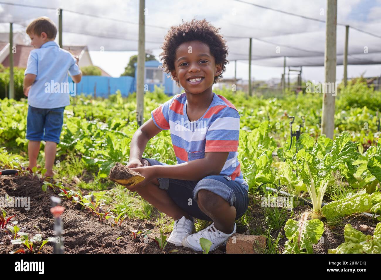 Ive got a lot to learn. Full length portrait of an adorable little boy ...