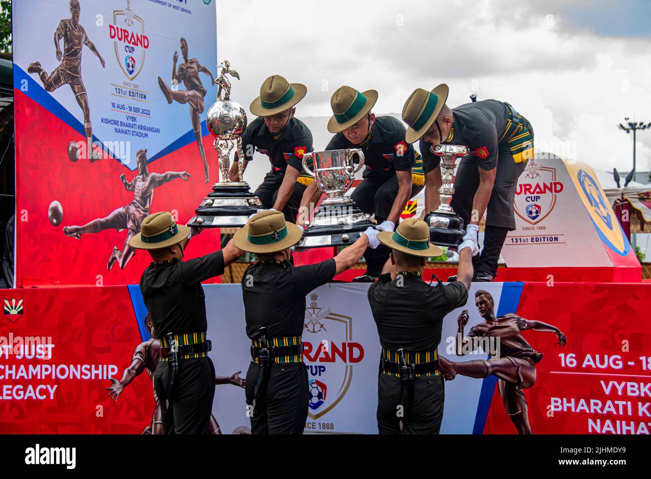 Today the flag off ceremony of the 131st Edition of The Durand Cup 2022 “Trophy Tour” was held ...