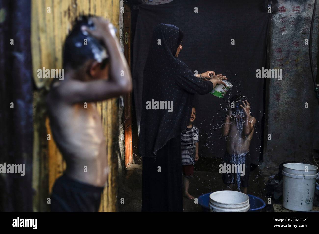 July 19, 2022, Gaza City, The Gaza Strip, Palestine: A Palestinian ...