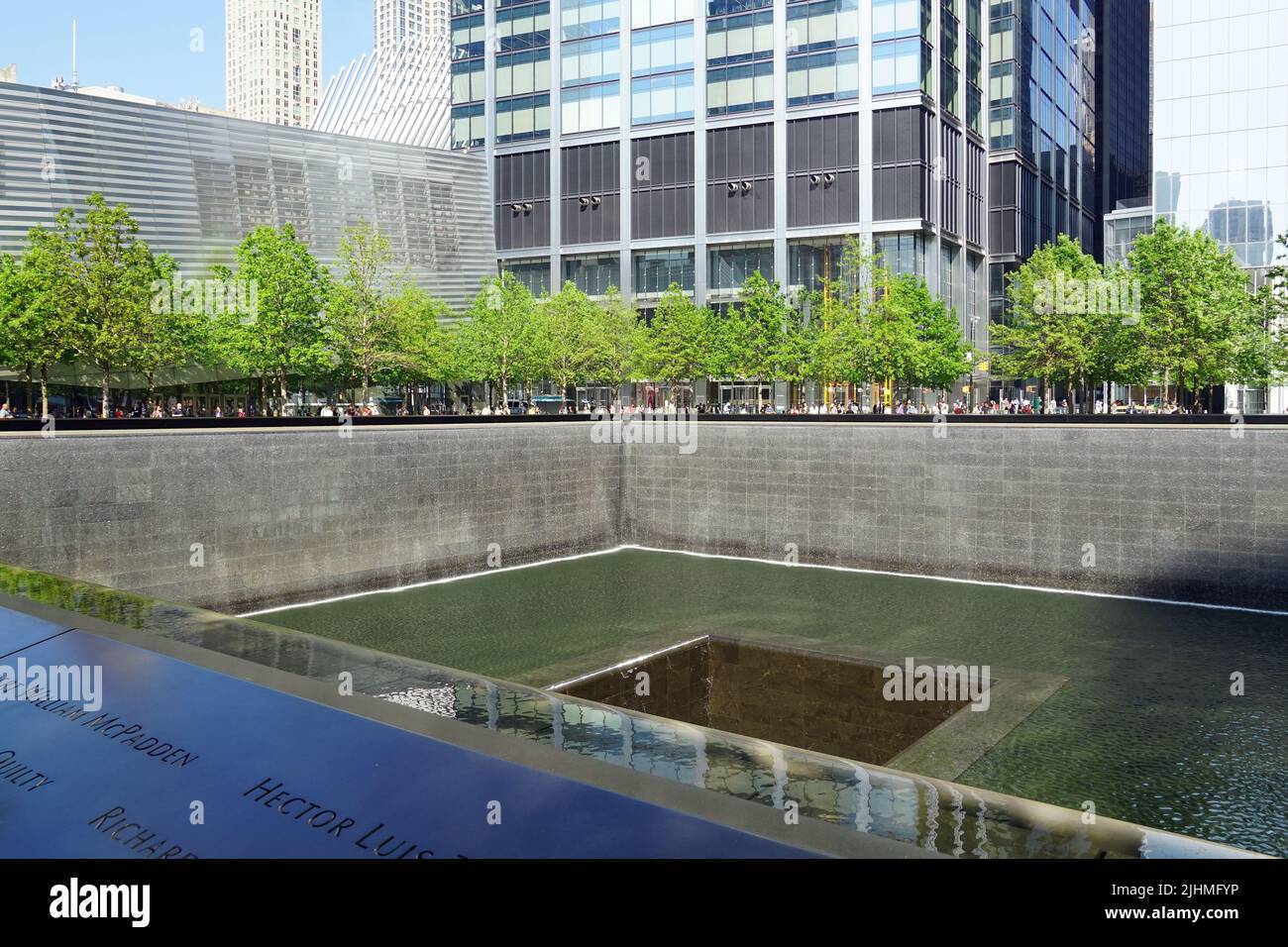 South Tower Pool, National September 11 Memorial, World Trade Center ...