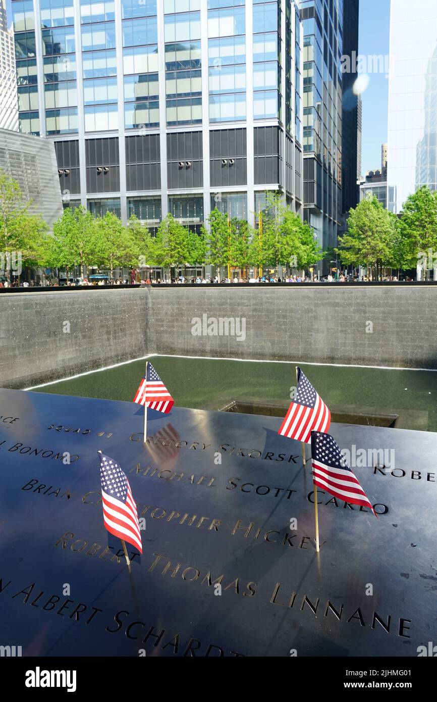 South Tower Pool, National September 11 Memorial, World Trade Center ...