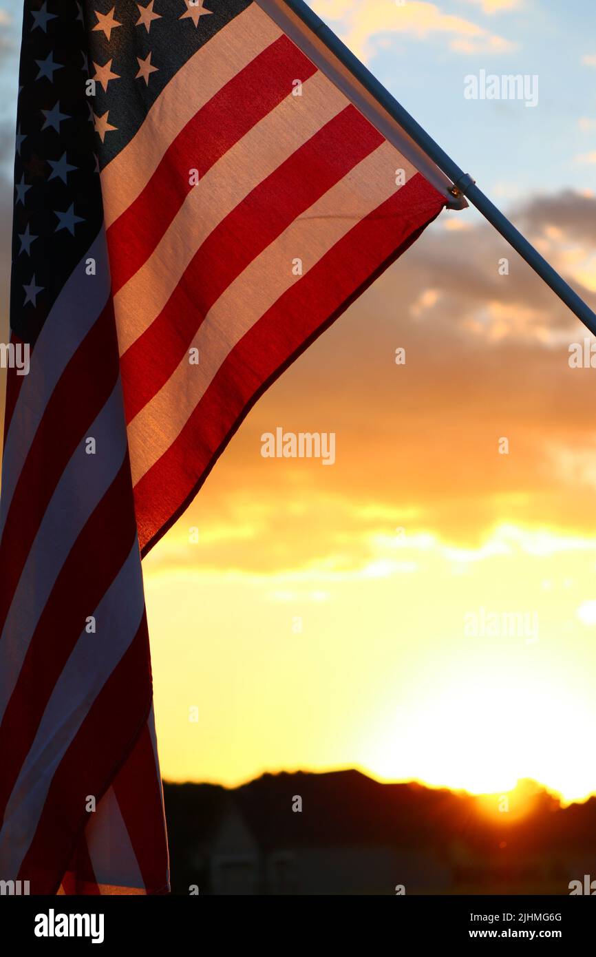 American flag stars and stripes Stock Photo - Alamy
