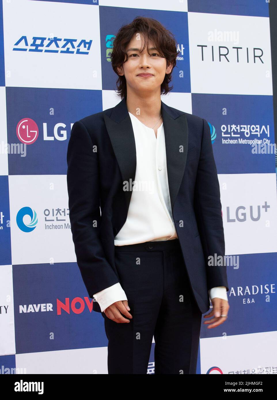 Incheon, South Korea. 19th July, 2022. Actor Im Si-wan poses for photos ...