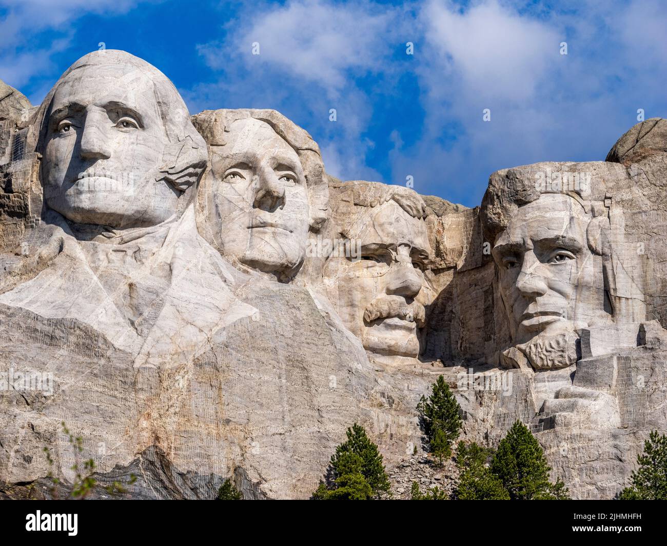 Mount Rushmore National Memorial in the Black Hills of South Dakota USA ...