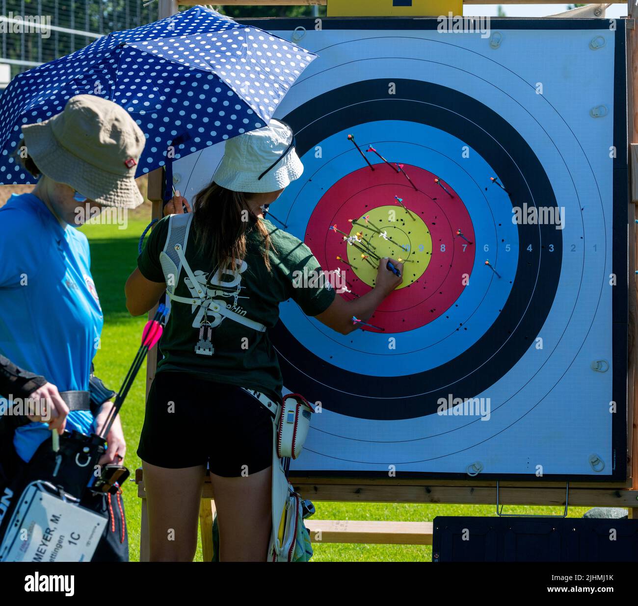 Finals 2022, Archery, Preliminary Round, Olympiapark Berlin Stock Photo ...