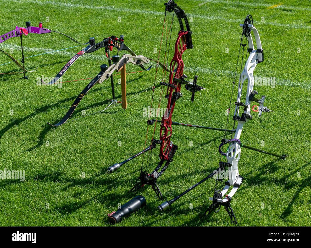Finals 2022, Archery, Preliminary Round, Olympiapark Berlin Stock Photo ...