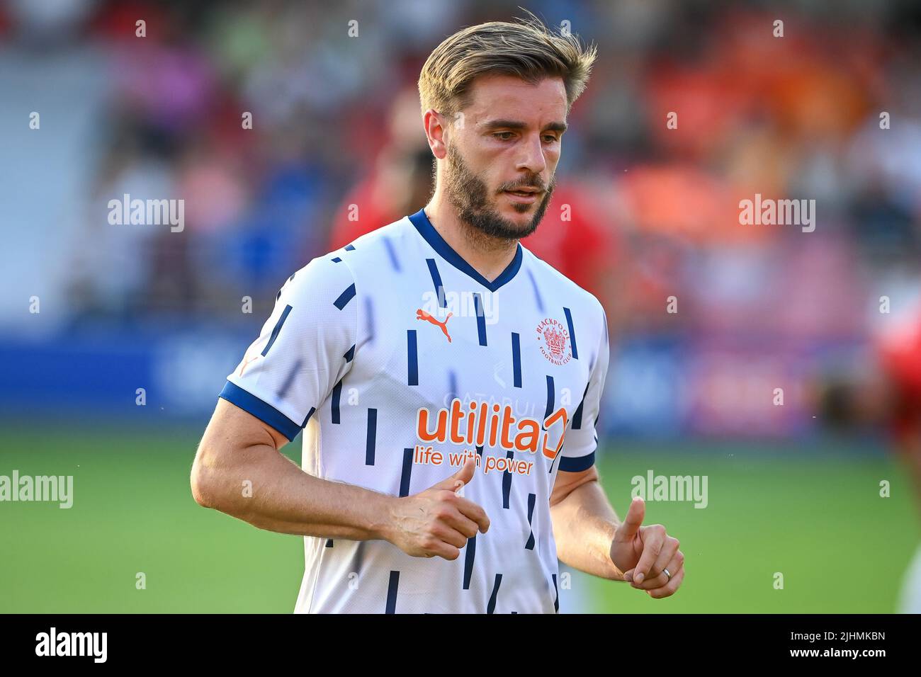 Luke Garbutt #29 of Blackpool during the game Stock Photo - Alamy
