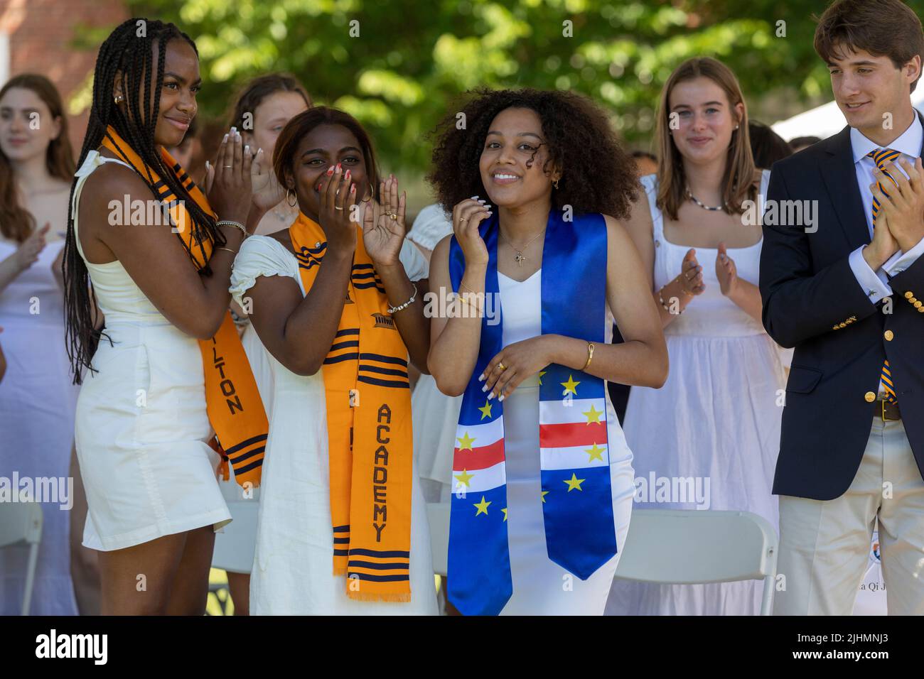 American graduation ceremonies hi-res stock photography and images - Alamy